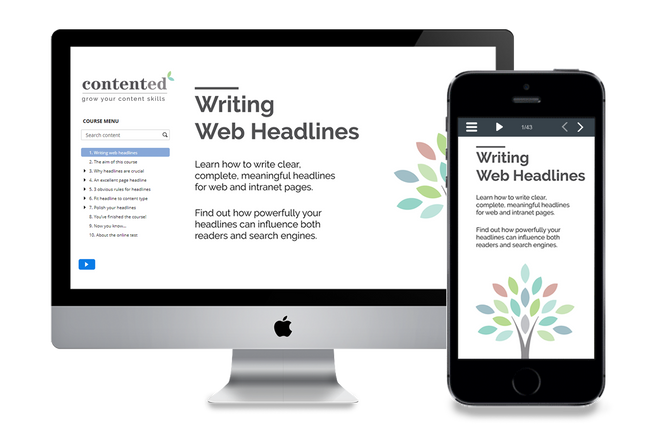 Contented | Online courses & books in web writing, business writing ...